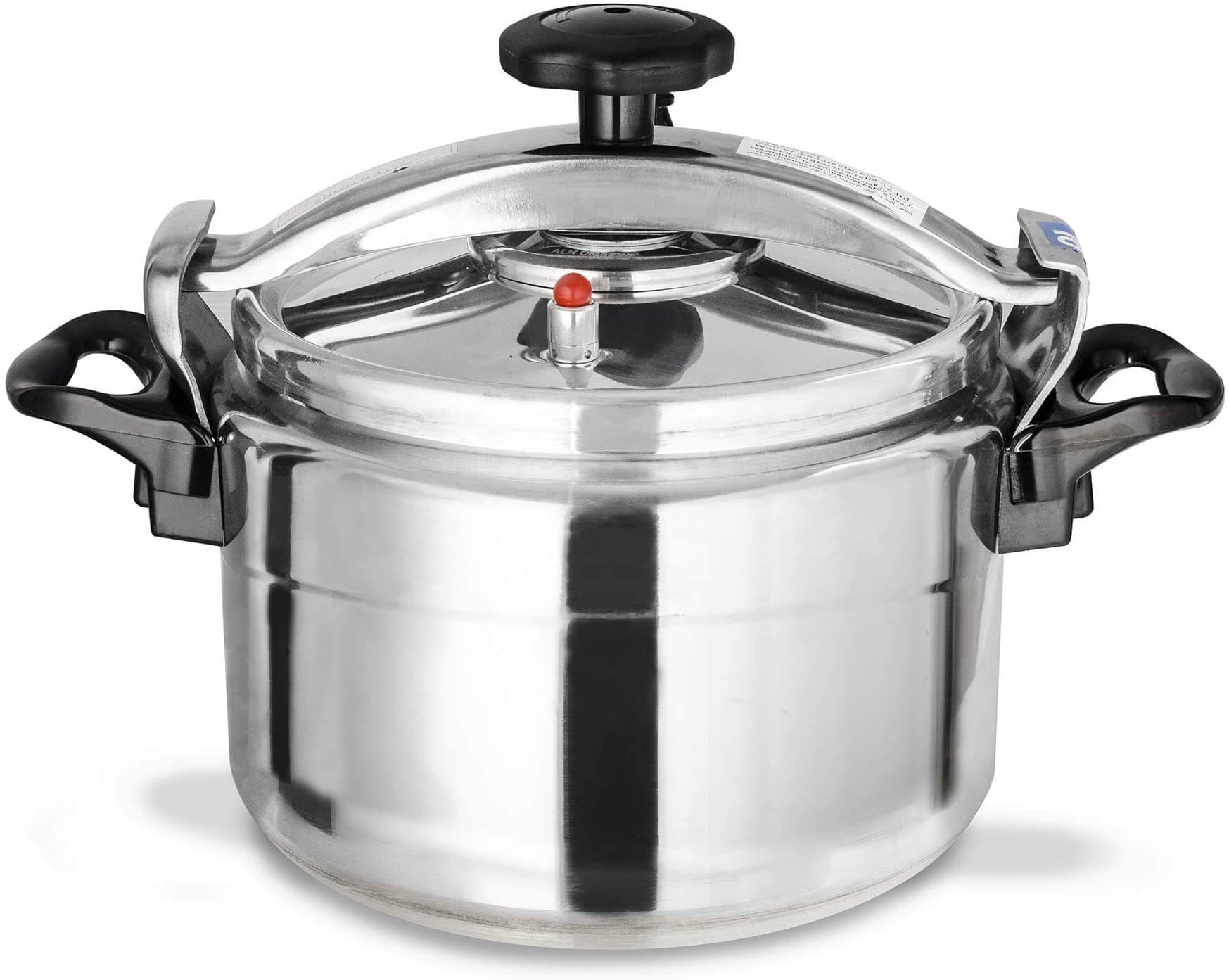 Non Explosive two handles Aluminium pressure cookers silver kitchen ...