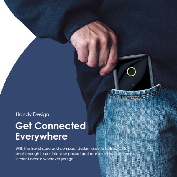 Oraimo High Speed Universal Portable 4G Mobile Wi-Fi MiFi Router with ...
