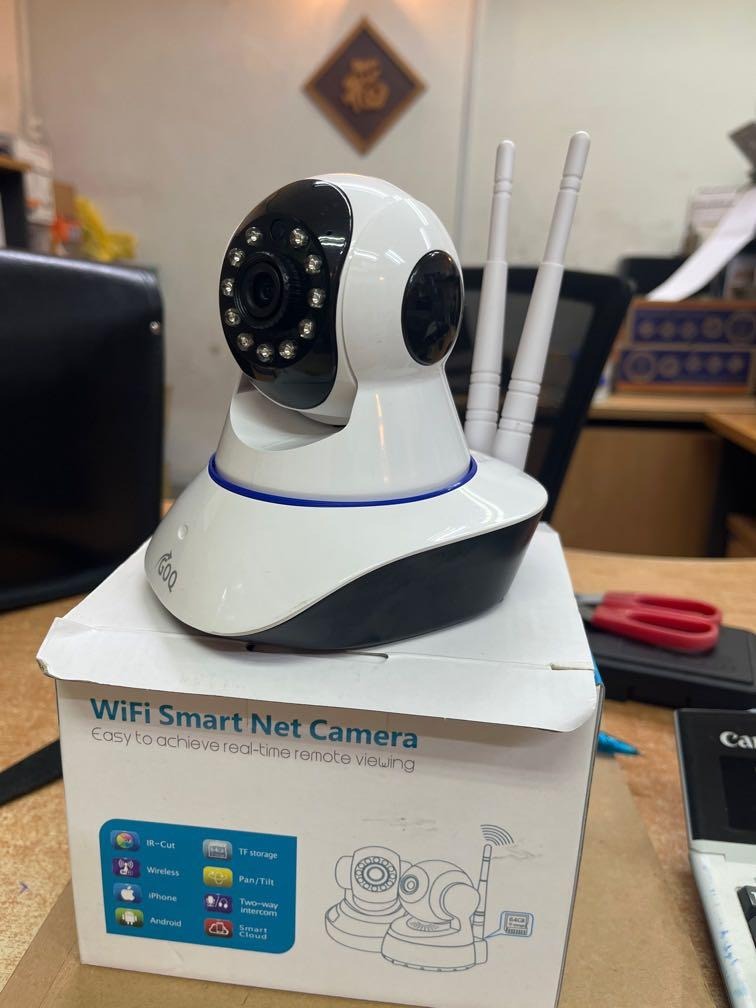 Smart HD 1080P WiFi Night Vision Camera 360° CCTV IP nanny Camera ...