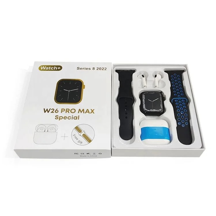 W26 Pro Max Series 8 Smart Watch With Bluetooth Earpod Special Edition ...