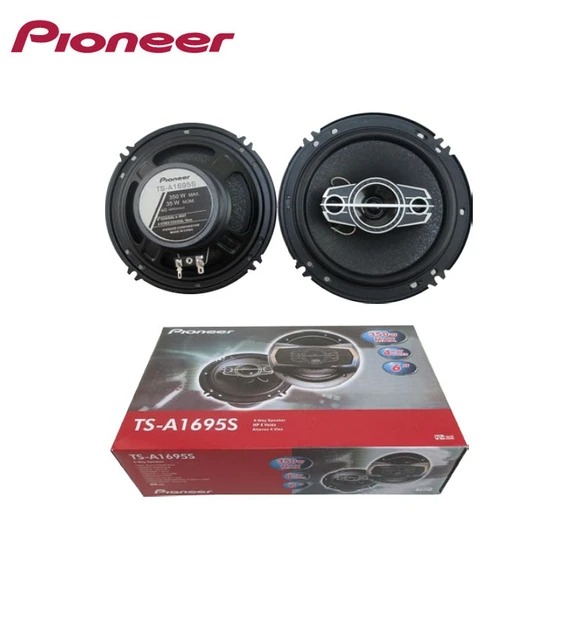 Pioneer 6 inches Car Speaker Pair TS-A1695S Car Stereo Audio 6" 4-Way 350W Coaxial Car Speaker ...
