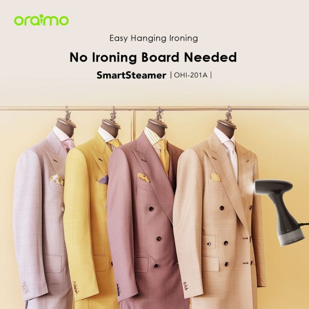 Oraimo SmartSteamer 1500W Handheld Garment Steamer - MaliXpress