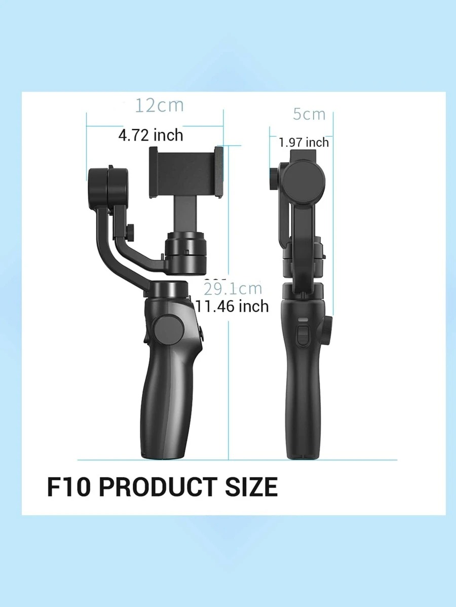 3-Axis Handheld Stabilizer F10 for Live Video Vlogging and Image ...