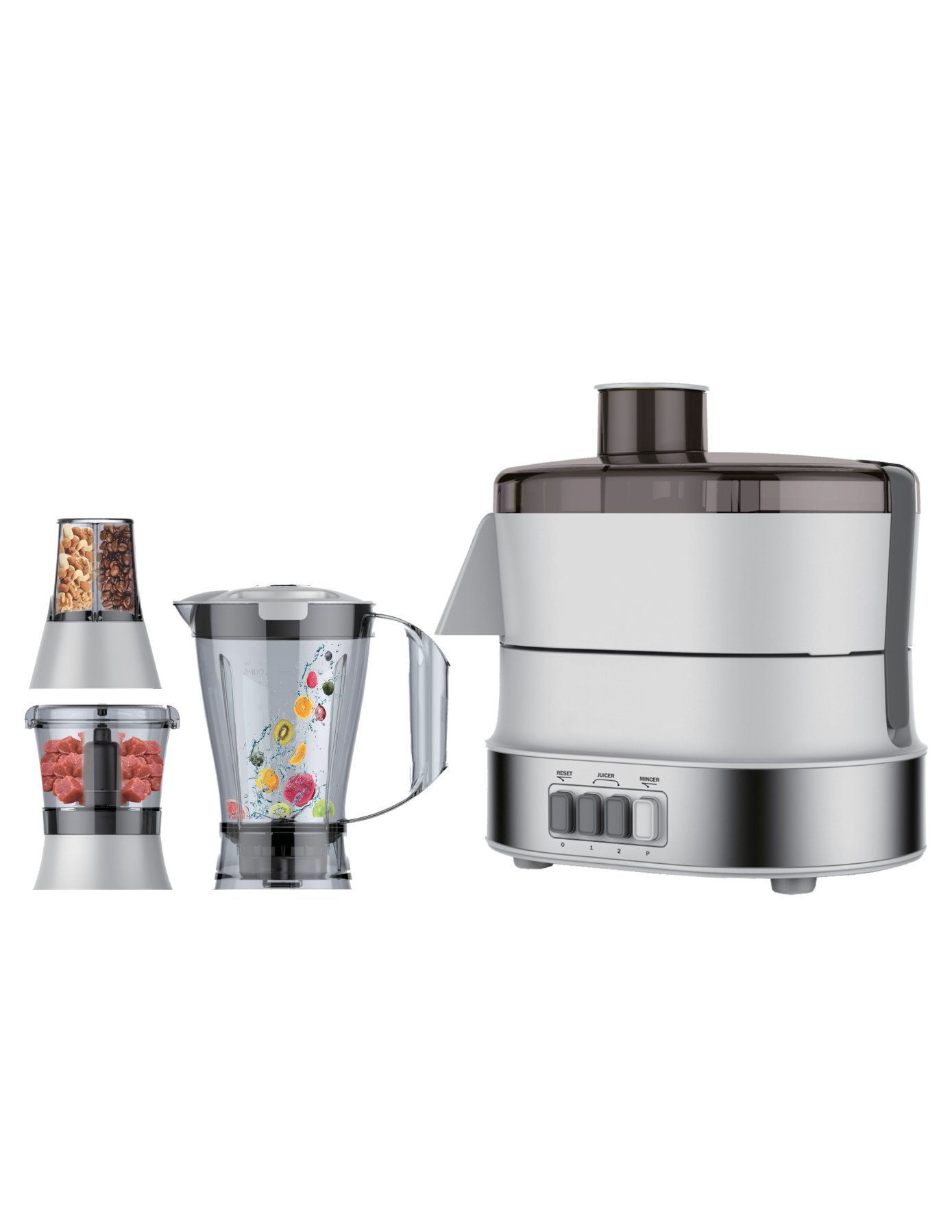 Sayona 4-in-1 food processor blender juicer grinder meat mincer ...