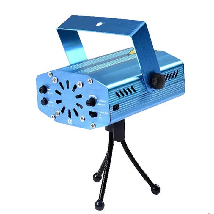 Mini Laser Stage Light Projector – Sound Activated Disco Party DJ Light ...