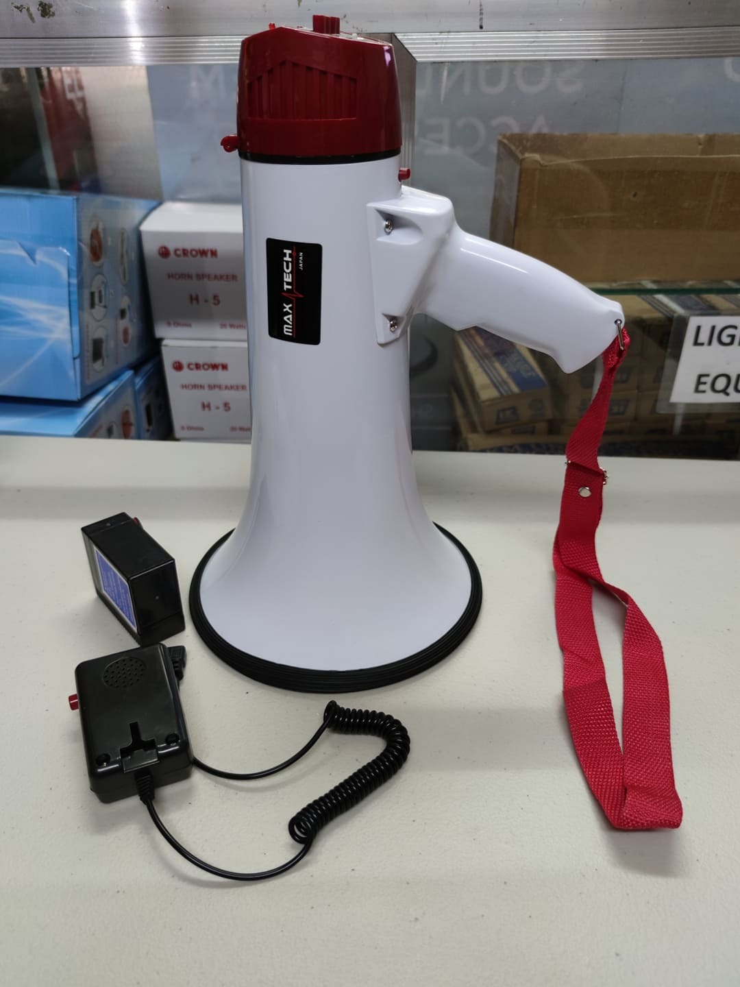 Portable Rechargeable Megaphone with Detachable Microphone & Siren 400M ...