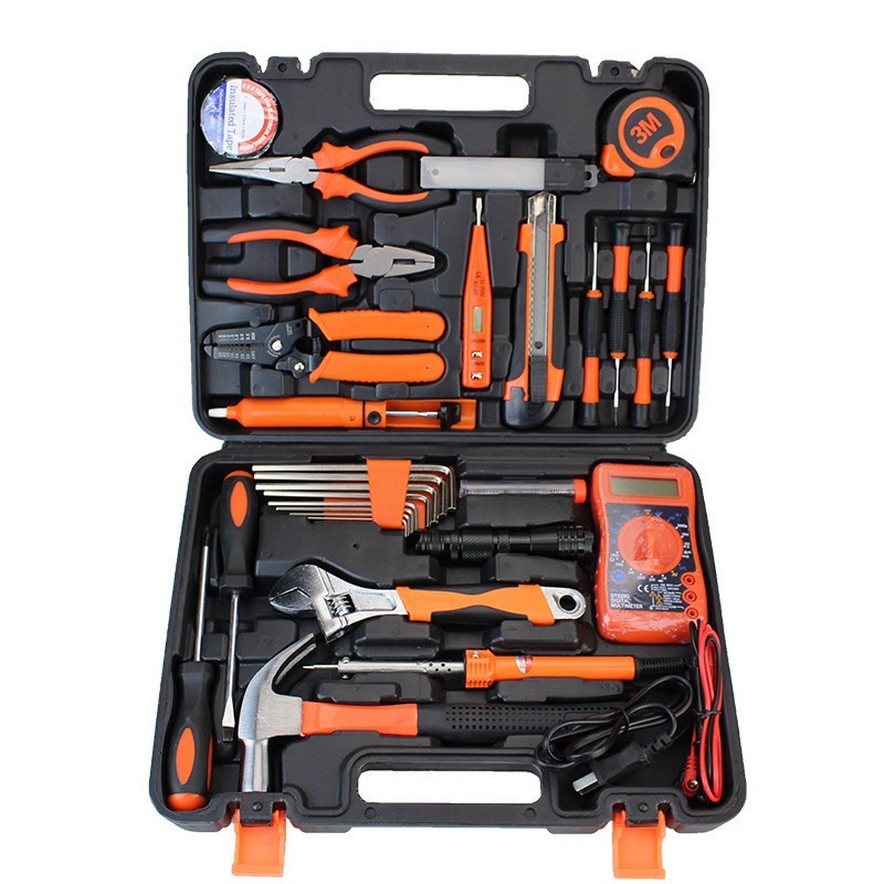 37pc Electrical Repair Tool Set with Multimeter & Pliers Professional ...